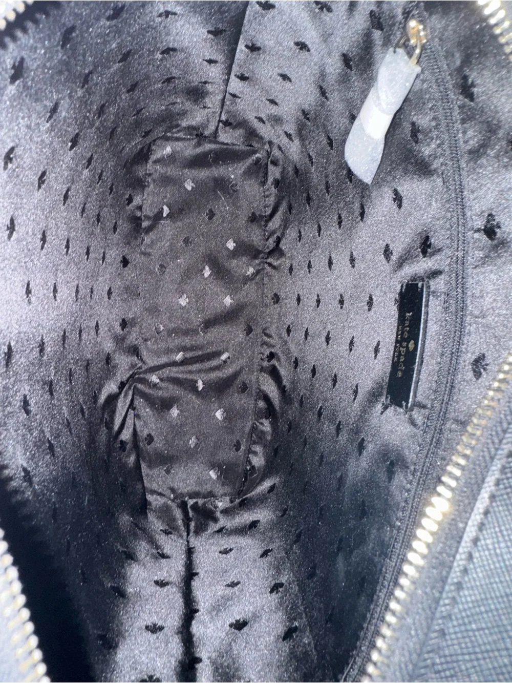 kate spade | Bags | New Kate Spade Black Glitter Tote With Dual Straps ...